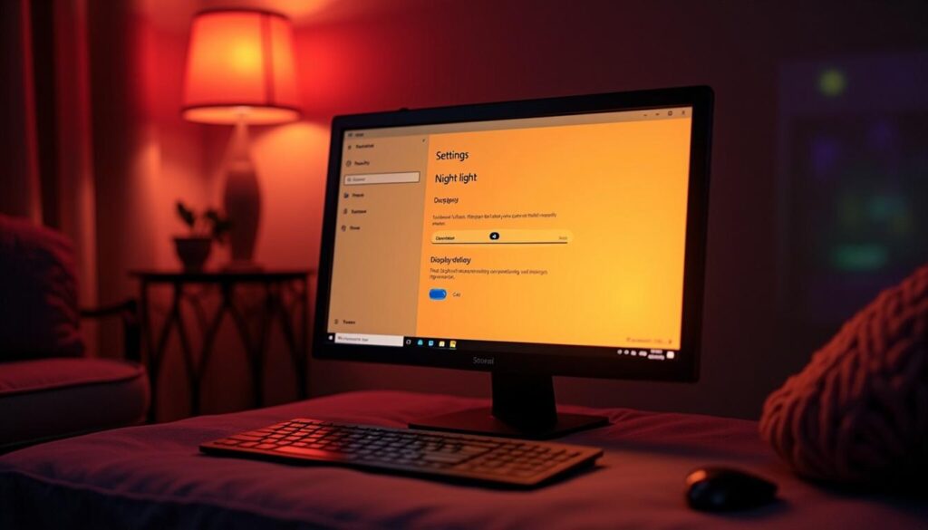 Guía para activar la luz nocturna en Windows 11 y mejorar tu salud visual